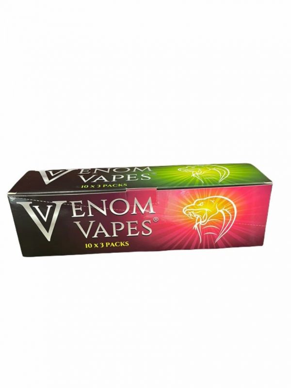 Venom Vapes – E-Liquids HVG Premium Flavours FULL SLEEVE 10 x 3 Packs ...